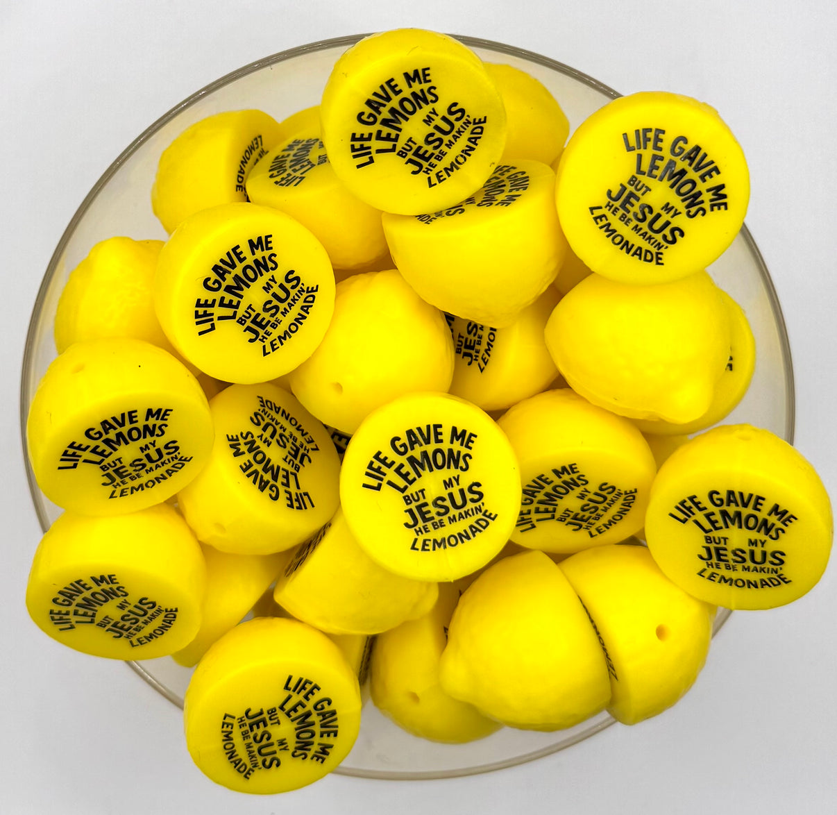3D lemon “life gave me lemons but my Jesus he be makin lemonade” (HBK
